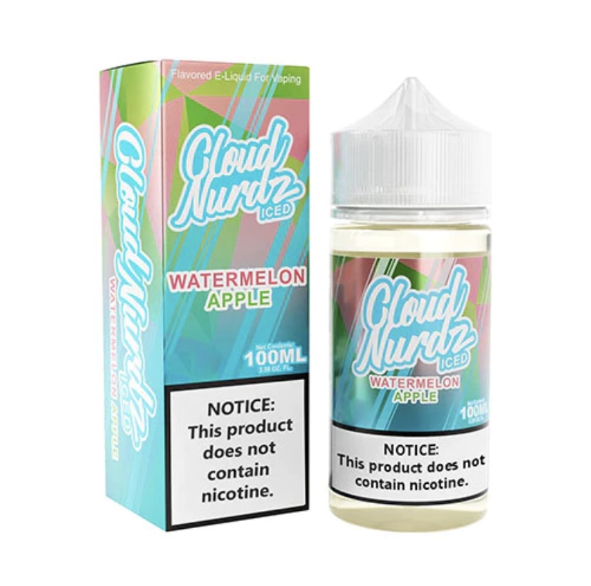 Watermelon Apple Iced – Cloud Nurdz - Just Vapes Australia Watermelon Apple Iced – Cloud Nurdz - Just Vapes Australia
